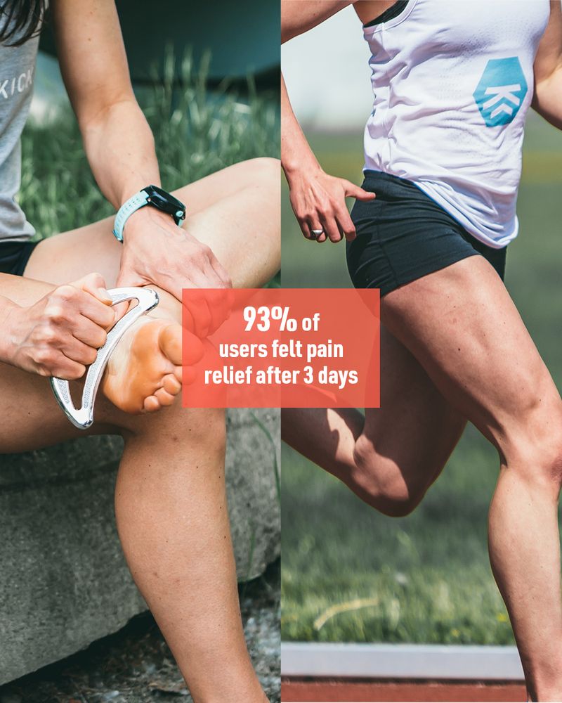 Eclipse Muscle Scraper for Plantar Fasciitis Foot Pain – Sidekick