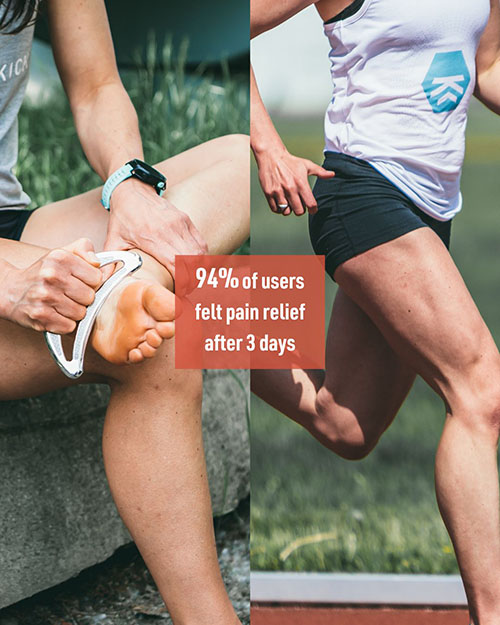 Eclipse Muscle Scraper for Plantar Fasciitis Foot Pain – Sidekick