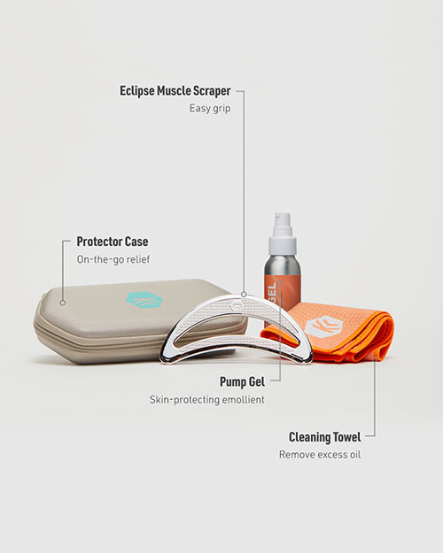 Eclipse Muscle Scraper for Plantar Fasciitis Foot Pain – Sidekick