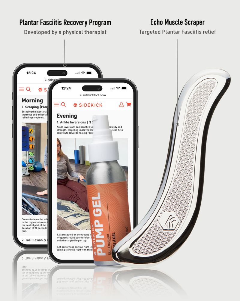 Echo Muscle Scraper: Sidekick Plantar Fasciitis Recovery Kit